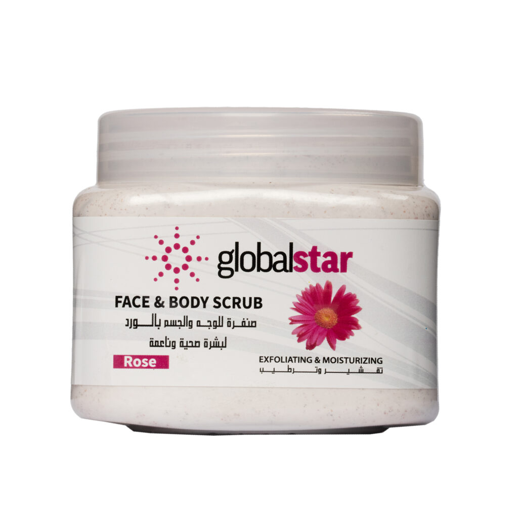 Globalstar Face & Body Scrub – Rose – Sahab Cosmetics
